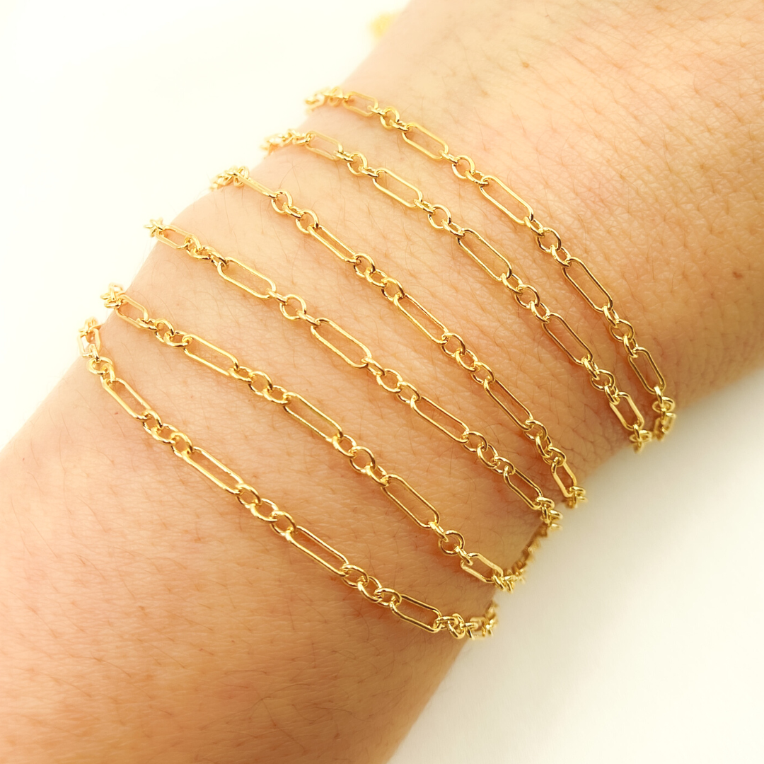 Yellow Gold Filled Chains for Jewelry Making | 14k Quality