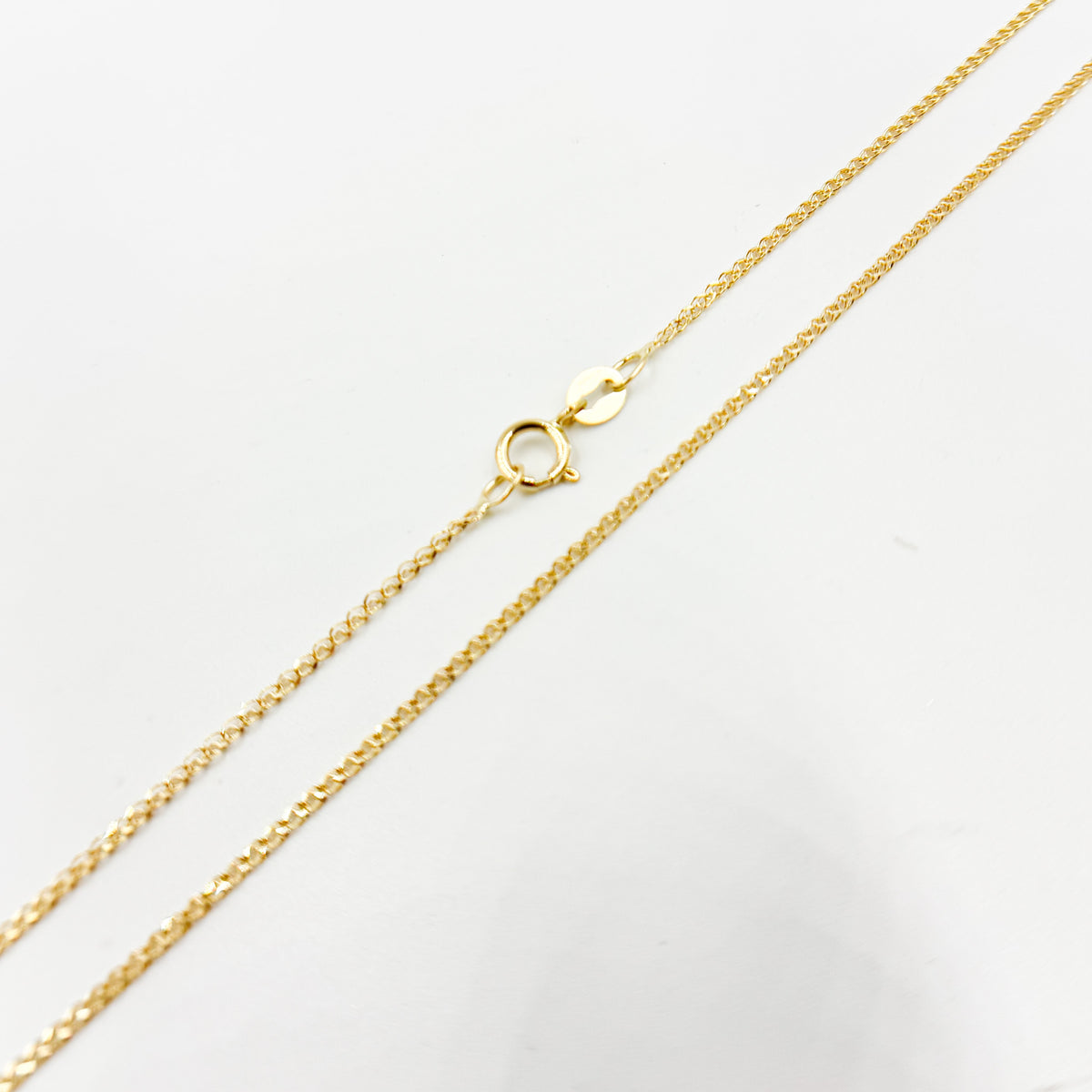 Buy 14K Solid Gold Wheat Chain Elegant Daily Necklace