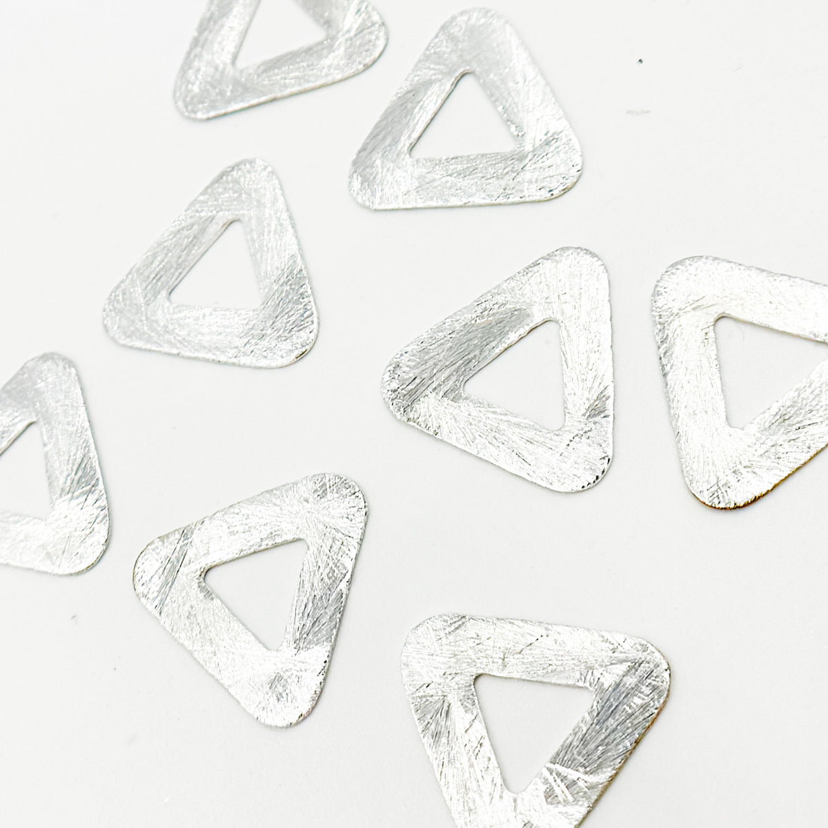 Buy Online 15MM White Sterling Silver Triangle Connector