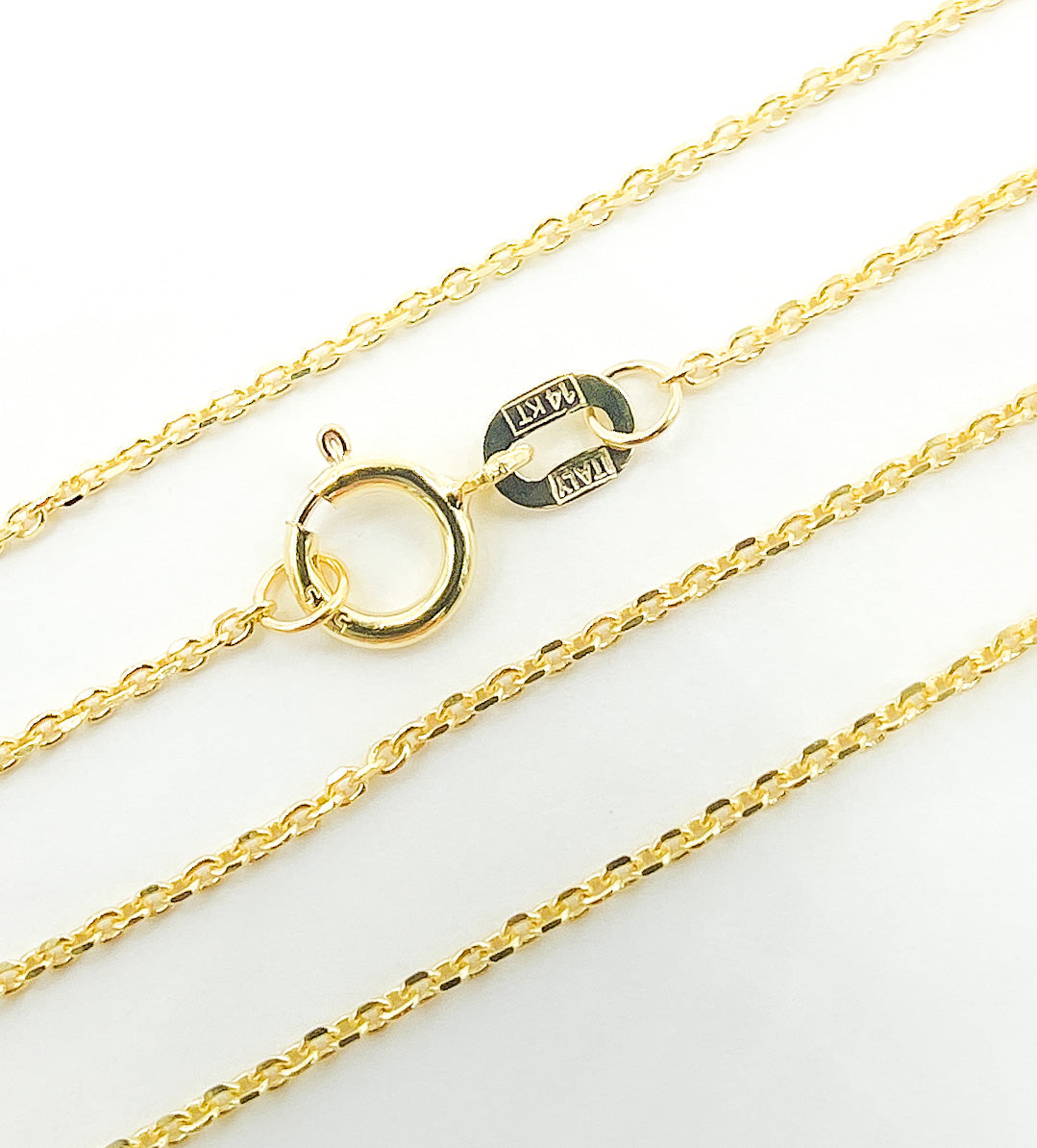 Buy Online Today 14K Solid Gold Cable Chain Necklace